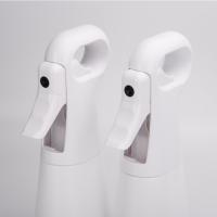 China 300ml Small Continuous Mist Spray Bottle For Plants Hair Ultra Fine Water Mister Check Head for sale