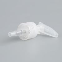 China 20/410 24/410 White Clip Lock Lotion Pump Lid Caps Head 24mm 28mm Pump Dispenser for sale