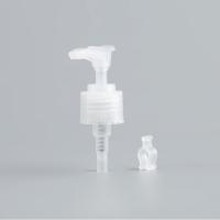 China 20/410 24/410 White Clip Lock Lotion Pump Lid Caps Head 24mm 28mm Pump Dispenser for sale