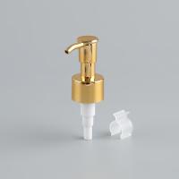 China Metal Gold Lotion Dispenser Pump Plastic Shampoo 28/410 24/410 Lotion Pump Dispenser Replacement for sale