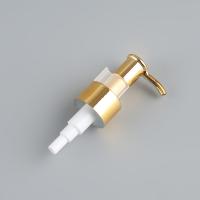 China Metal Gold Lotion Dispenser Pump Plastic Shampoo 28/410 24/410 Lotion Pump Dispenser Replacement for sale