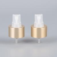 China 28/410 22-40 Metal Fine Mist Sprayer Gold Spray Pump Aluminium Perfume Atomizers for sale