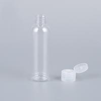 China 60ml 100ml PET Reusable Toner Lotion Serum Hydrosol Clear Flip Top Cap Bottle for sale