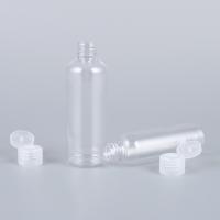 China 60ml 100ml PET Reusable Toner Lotion Serum Hydrosol Clear Flip Top Cap Bottle for sale