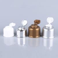China PP Plastic Bottle Flip Top Cap 28mm Aluminum Flip Top Screw Cap 24/410 28/410 for sale