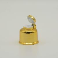China 24/410 28/410 Bell Shape UV Gold Caps And Lids For Shampoo Bottles for sale