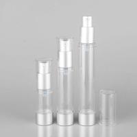 China 30ml Airless Pump Bottles 1 Oz 15ml 20ml Vitamin C Airless Serum Pump Bottles Mockup Pocket for sale
