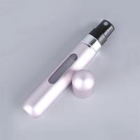 China 8ml 5ml Travalo Travel Portable Mini Refillable Perfume Atomizer Bottle Aluminum Perfume Bottle for sale