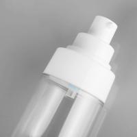 China Serum Foundation Airless Pump Bottle 120ml 4.06oz 80ml Luxury Clear Refillable for sale