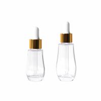 China PETG EP Empty 10 Ml 20ml 30ml Clear Essential Oil Dropper Bottle Thick Walled Bottomed Foundation for sale