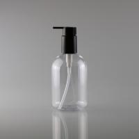 China 330ml Plastic Shampoo Pump Bottles Refillable Shampoo And Conditioner Bottles With Pump Switch Clip for sale