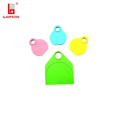 China Cattle Sheep Ostrich TPU Neck Tag 120x100mm Hanging for sale
