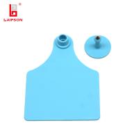 China 100mm Visual Tpu Marked Identification Ear Tag For Cattle Horse Camel Cow for sale