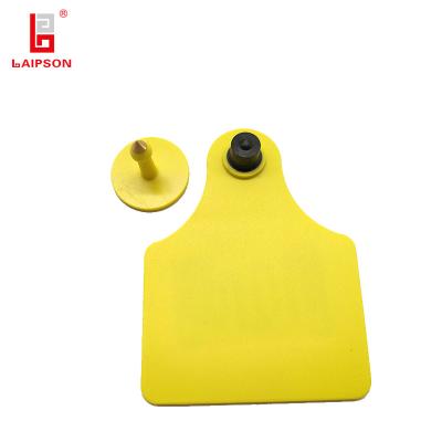 China TPU UHF RFID Livestock Ear Tag Tamperproof 890-960Mhz For Cattle Cow Bull Sheep for sale