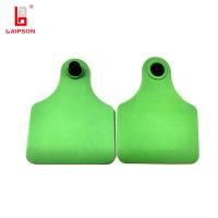 China TPU Sensitive 860-960Mhz Long Range UHF Two Piece Cattle Ear Tag For Livestock for sale