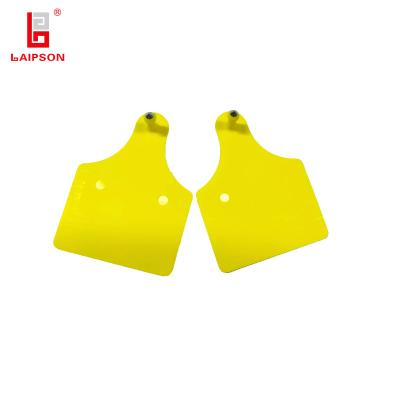 China OEM 100mm Sheep Cattle Ear Tags Female Male TPU For Farm for sale