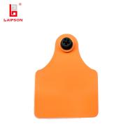 China TPU RFID Livestock Cattle Cow Bull Ear Tag Large UHF 890-960Mhz Tamperproof for sale