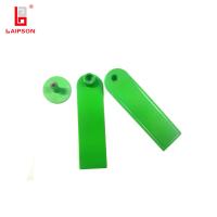 China BASF Tpu 890-960Mhz UHF RFID Two Piece Sheep Ovine Ear Tag With Laser Printing Numbers for sale