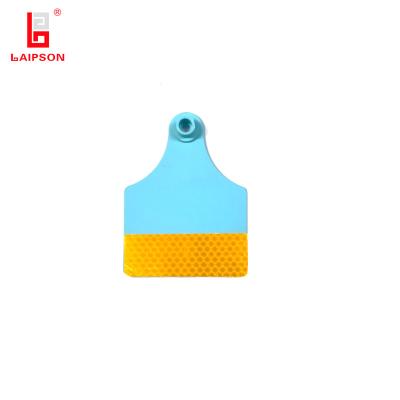 China Reflective Cow Ear Tag Animal Reflective Tag For Livestock Cattle Sheep Goat for sale