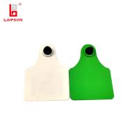China 890Mhz 98mm UHF RFID High Quality Reflective Animal Cattle Cow Ear Tag for sale