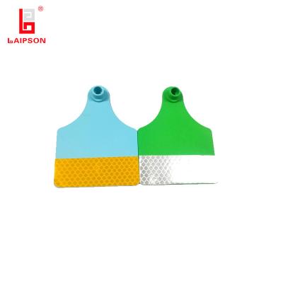 China Wholesale Custom TPU Reflective Animal Tracking Cattle Cow Ear Tag For Farm for sale