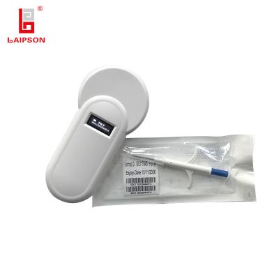 China 134.2khz Small Tag HDX-B RFID Injection Animal Microchip Pets Implant Syringe Pet Dog Fish for sale