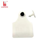 China TPU 18000-6c Long Range UHF RFID 890-960Mhz Tamperproof Livestock Ear Tag For Cow Farm Tracking for sale