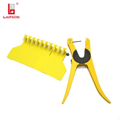 China Aluminium Alloy Sheep Cattle Ear Tag Plier For Animal Cow Ear Tag for sale
