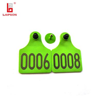 China 18000-6c Long Range 890Mhz Tamperproof UHF RFID Animal Ear Tag For Cattle Cow Farm for sale
