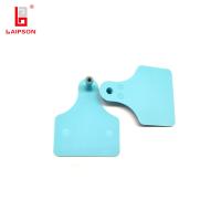 China Good Quality Tpu Uv Resistant Material Blank Blue Male Ear Tag For Cow Goat Cattle Farm for sale