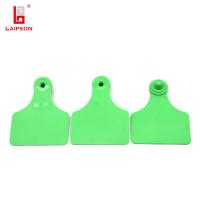 China ISO11785 TOP TPU 80mm Plastic Round Tamper Proof Sheep Goat Cow Ear Tag For Livestock Identification for sale