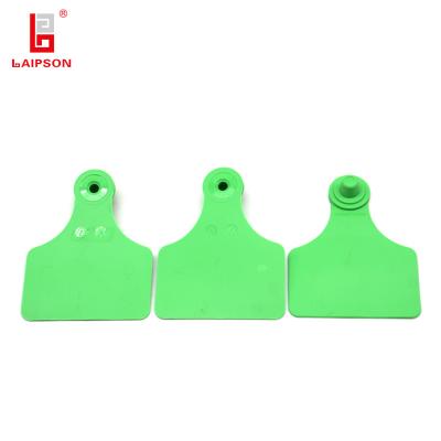 China ISO11785 TOP TPU 80mm Plastic Round Tamper Proof Sheep Goat Cow Ear Tag For Livestock Identification for sale