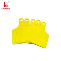 China BASF TPU Medium Size Cattle Cow Goat Bull Neck Tag With Laser Printing Numbers For Livestock for sale