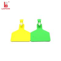 China Laipson 82mm TPU Ear Tag Z Type Cattle Feedlot Ear Tag For Farm Tracking for sale