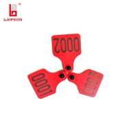 China TOP TPU 890Mhz Tamperproof UHF RFID Ear Tag For Livestock Cattle Sheep Pig Ear Tag for sale