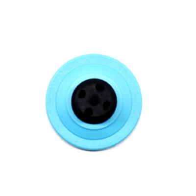 China 50mm Durable Round TOP TPU Tamperproof Visible Pig Goat Cow Animal Ear Tag For Livestock for sale