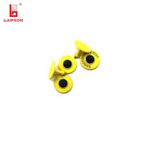 China 30mm 860-960Mhz UHF ROUND TPU LIVESTOCK EAR TAG WITH PRINTING FIGURES FOR CATTLE  SHEEP FARM TRACKING for sale