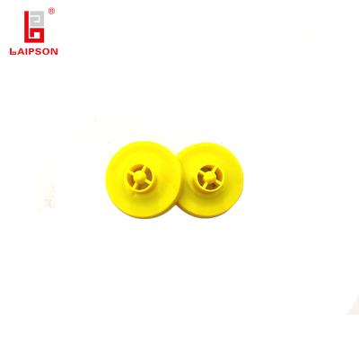 China LF 31mm 134.2KHZ Cone TPU Tamperproof RFID FDX Ear Tag For Pig Cow Sheep Farm for sale
