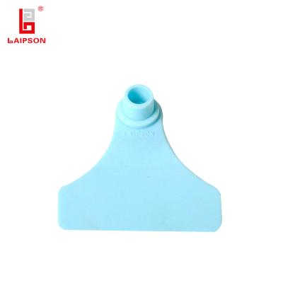 China Yellow TOP Tpu Laser Engraved Numbers Single Animal Sheep Goat Ear Tag For Farm for sale