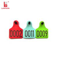 China Durable UHF Ear Tag RFID 890Mhz for Livestock Cattle Sheep Pig with Multiple Tag Reading and High Data Storage Capacity for sale
