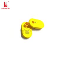 China RFID Animal Ear Tag Bluetooth Enabled Low Frequency Tracker Sensor for Sheep Cow Swine Farm Smart Management and Livestock Tracking for sale