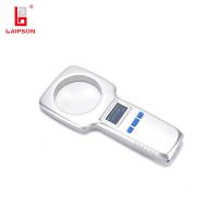 China Handheld RFID Tag Reader 1342khz FDXB Animal Ear Tag Scanner With Temperature Measurement And ISO117845 Standard Compliance for sale