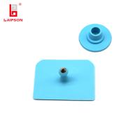 China 52mm OEM Visual TPU Plastic Laser Printing Numbers Swine Pig Male Ear Tags for sale