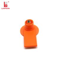China Small Tpu Long Range Distance Rfid Bar Code Animal Cattle Goat Ear Tag For Farm for sale