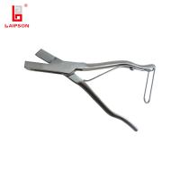 China Stainless steel Ear Tag Applicator with ergonomic handle and tight cutting gap designed for marking of swine cattle goat ovine camel for sale