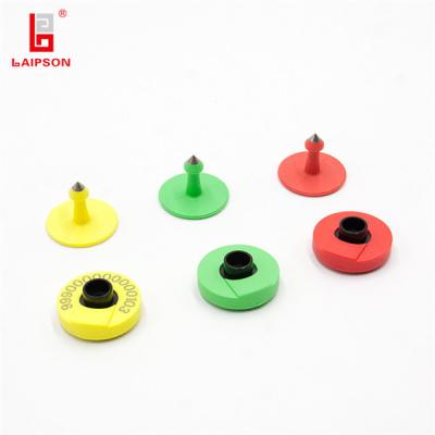 China 134.2KHz HDX LF RFID Animal Ear Tag Temperature Resistance For Cow Goat for sale