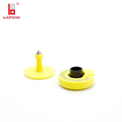 China Compliant 134.2kHz EID RFID Pig Ear Tags ISO 11784/85 Standards Waterproof for sale