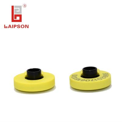 China TPU Passive LF HDX Animal RFID Animal Ear Tag 134.2KHz With Buttons ISO11784/5 for sale