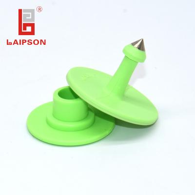 China Mini Numbered UHF Ear Tag 32mm Dia Temperature Resistance For Sheep Ovine for sale