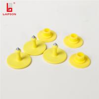China Nfc Round Pink Sheep Goat Rfid UHF Ear Tag 5g 32mm*24mm ISO18000-6C for sale